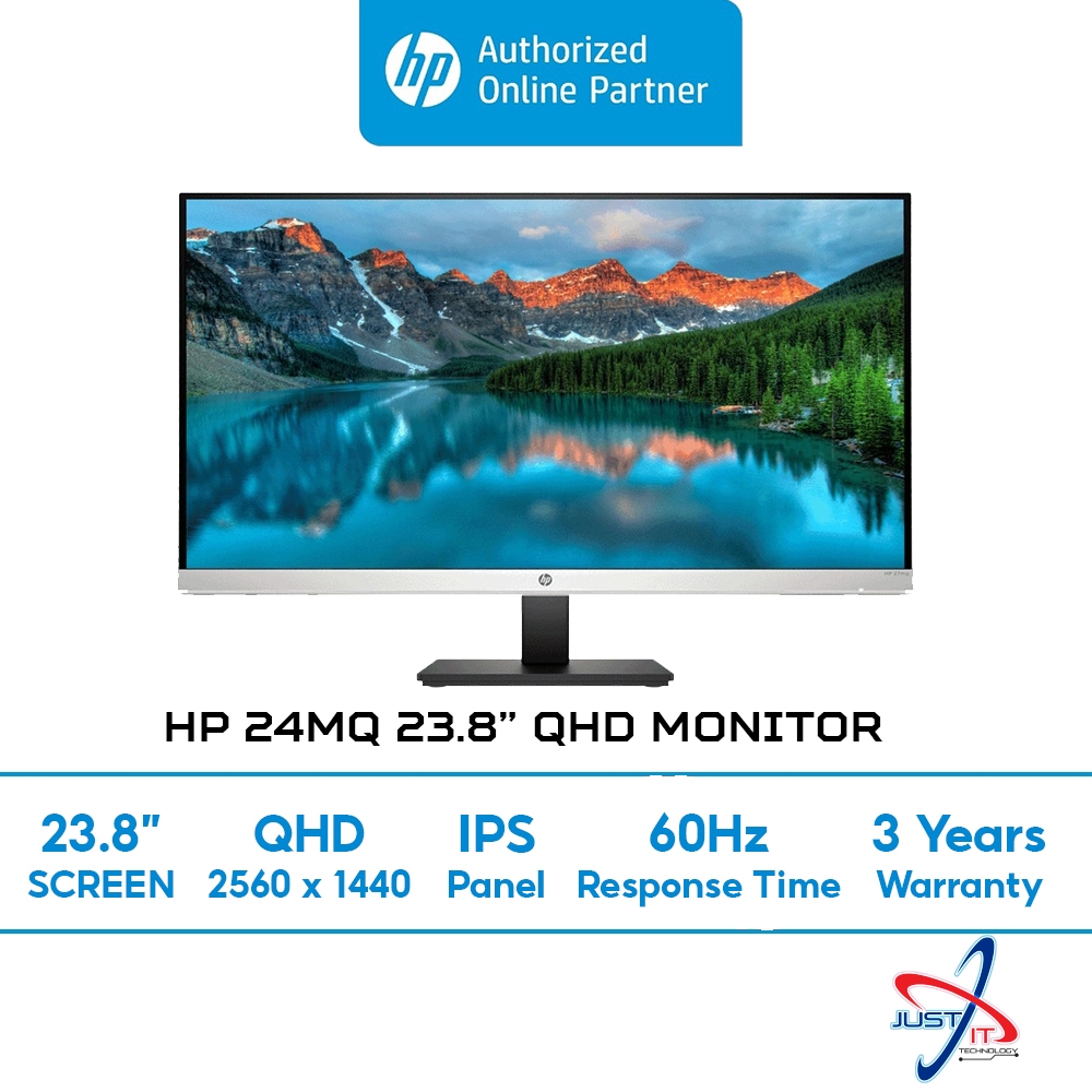 HP 24MQ 23.8'' IPS QHD MONITOR ( 23.8" IPS QHD / 5MS / 60HZ / VGA + HD ...