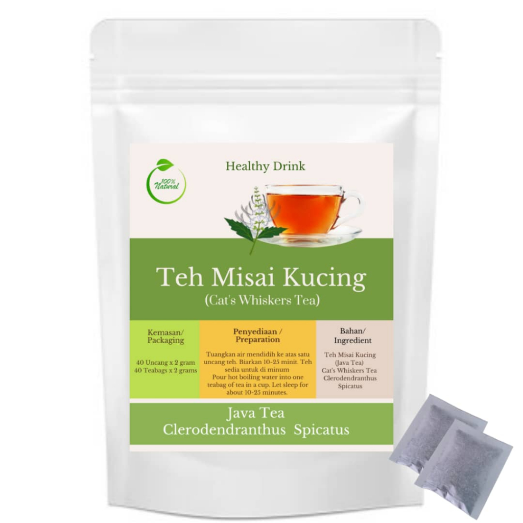 Teh Misai Kucing Tulen (Cat's Whiskers Tea)/ Java Tea (Clerodendranthus ...