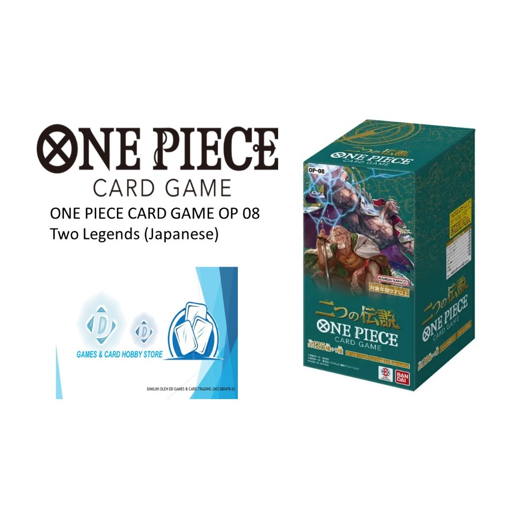 ONE PIECE CARD GAME OP-08 Two Legends (Japanese) | Shopee Malaysia