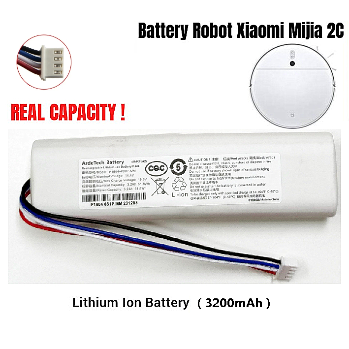 Xiaomi MiJia 2C STYTJ03ZHM Robot Vacuum Mop 2 Cleaner Sweeping Lithium ...