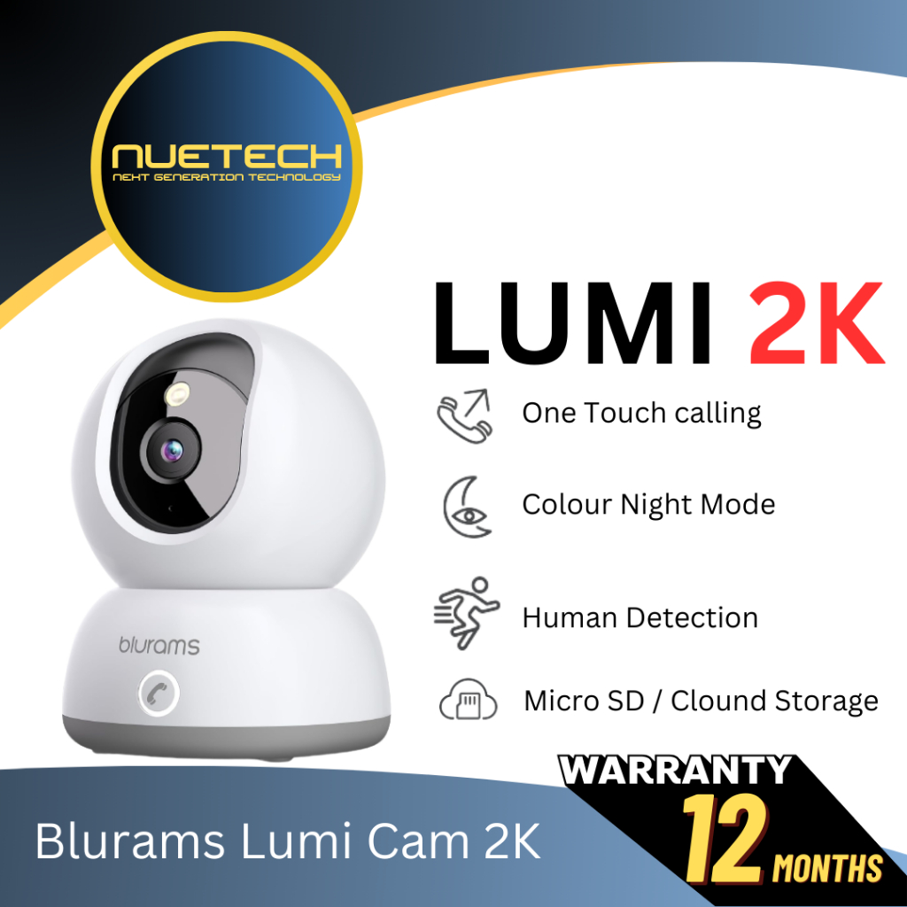 Blurams LUMI A31C 2K HD Wireless CCTV Camera | AI Detection | Color ...