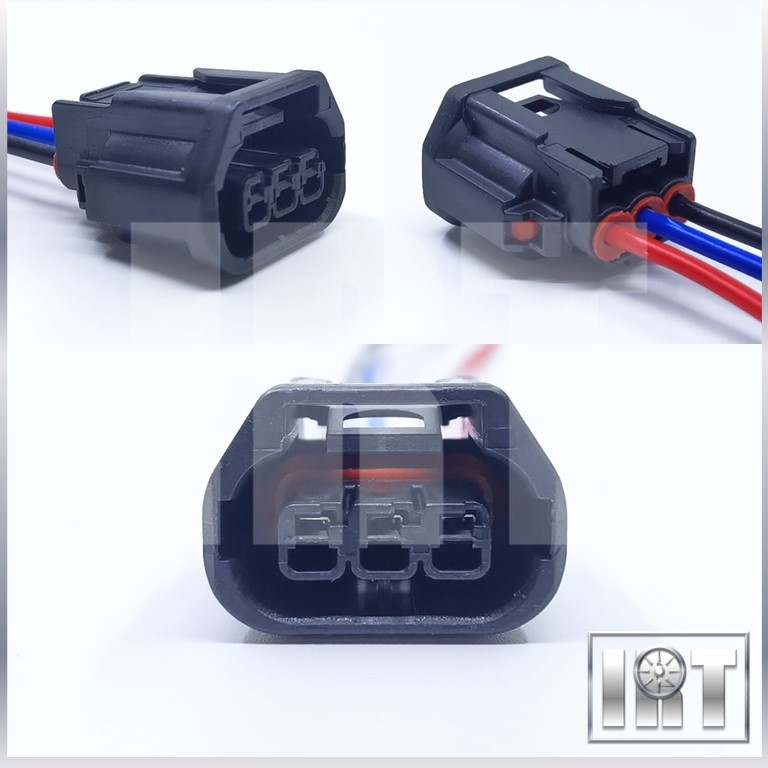 3 Pin Socket Connector Wiring Harness Pigtail Sensor Engine Soket Enjin ...