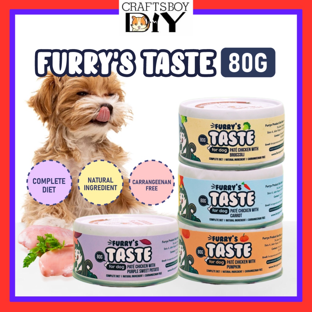 Furry's Taste Dog Wet Food Canned Food Complete Diet Chicken Based with ...