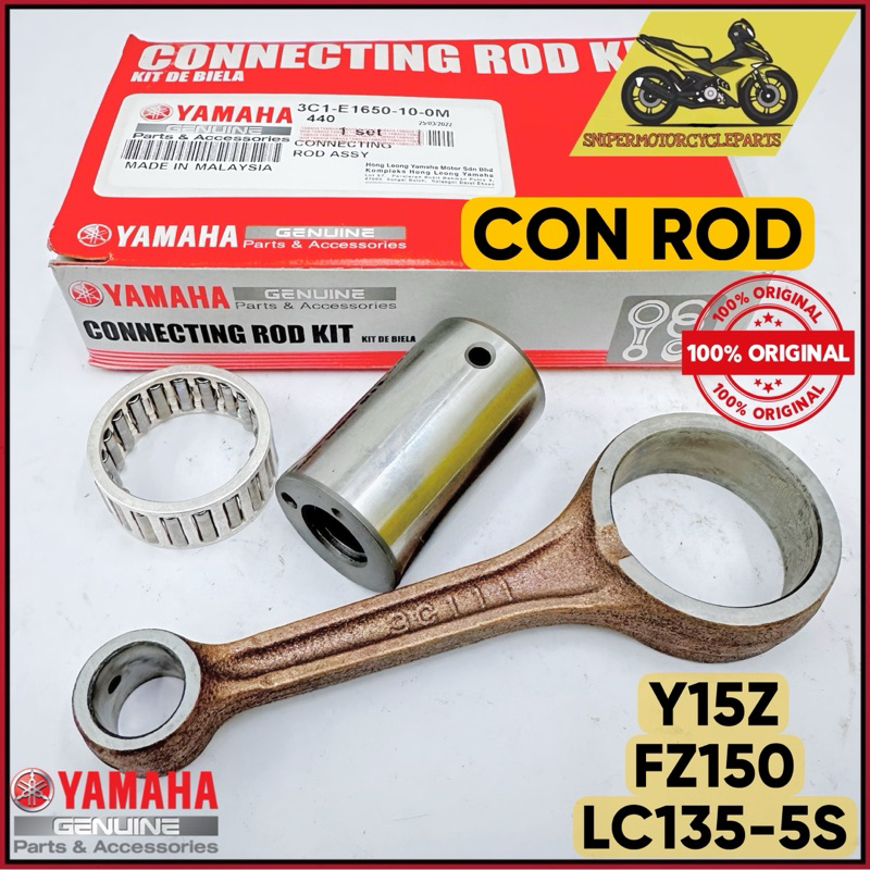 [100% ORI] Y15 15Z Y15ZR FZ150 FZ V1 V2 V3 LC135 5S CONROD CONNECTING ROD KIT CON ROD 3C1/B17 ...