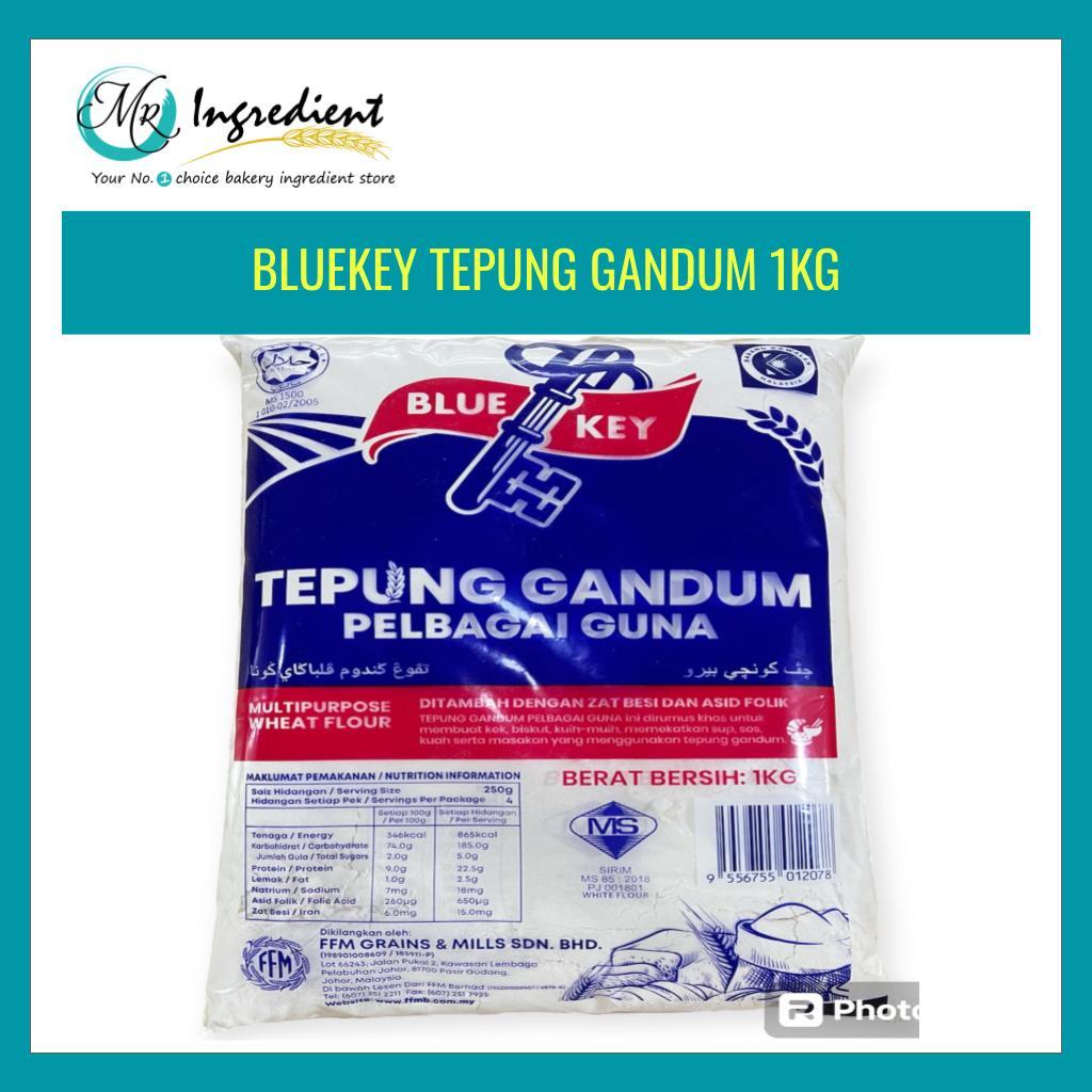 BLUEKEY TEPUNG GANDUM 1KG [HALAL] | Shopee Malaysia