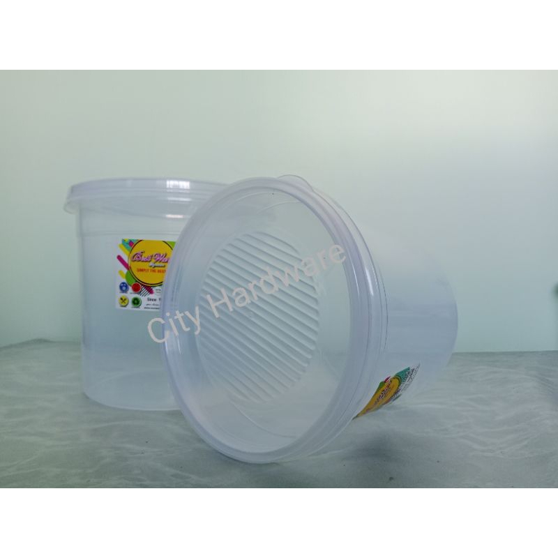 BESTWARE Multipurpose Air Tight Plastic Round Container Food Container Storage/ Bekas Kedap ...