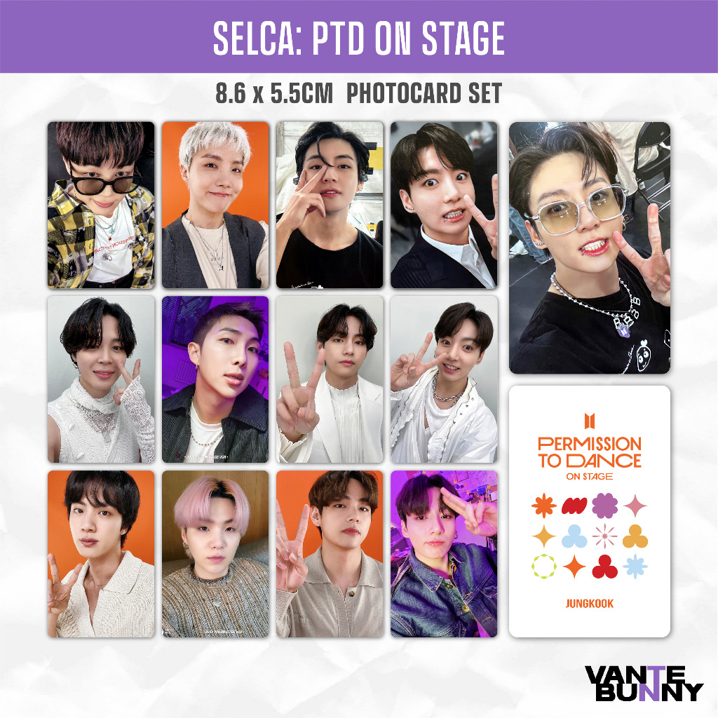 PTD On Stage Series Selca Photocard - Fanmade Photo Card Set Photo PC ...