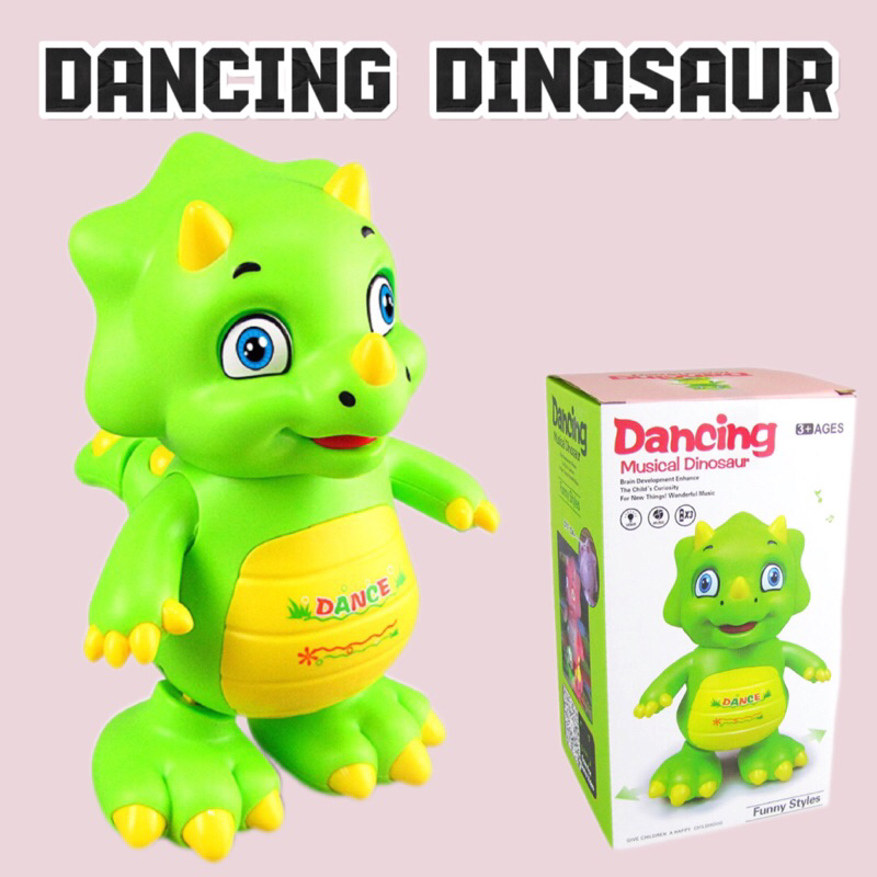 Dancing Dinosaur Toys With Four Songs And Light Dino Toys Musical Robot ...