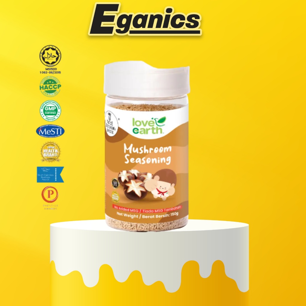 Love Earth Aloe Vera /Mushroom Seasoning Halal 150g suitable for ...
