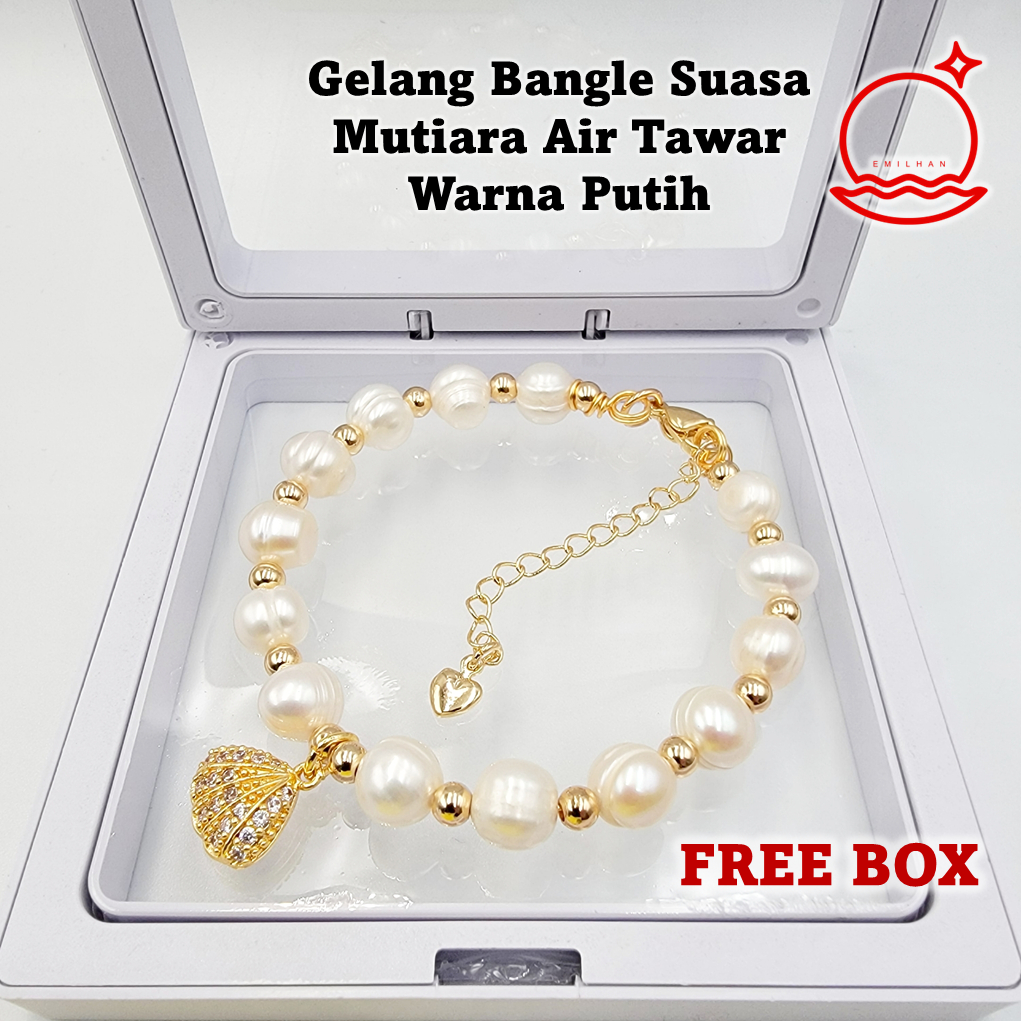 Gelang Bangle Mutiara Putih Sabah Exclusive Collection | Shopee Malaysia