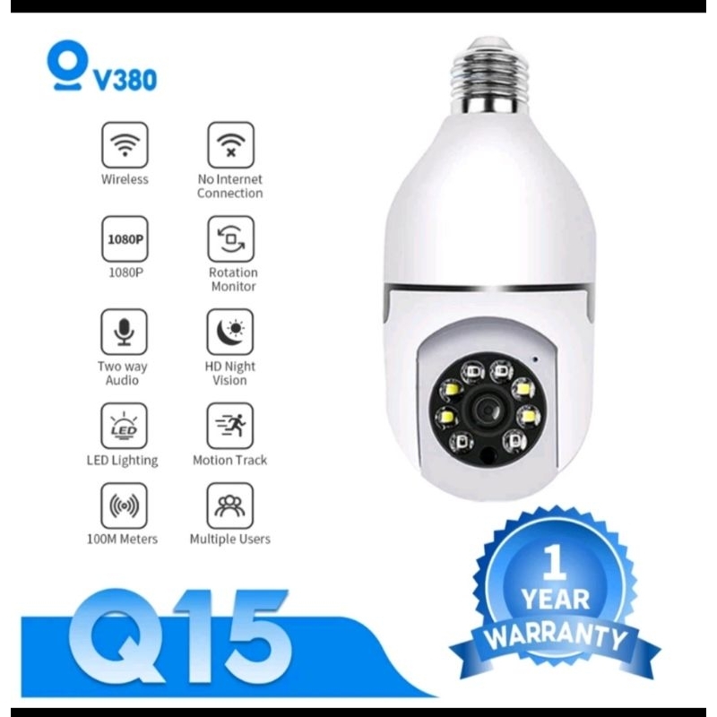 V380 Q15 1080P Pro CCTV Memory Card for Cctv Phone E27 Lamp /cctv ...
