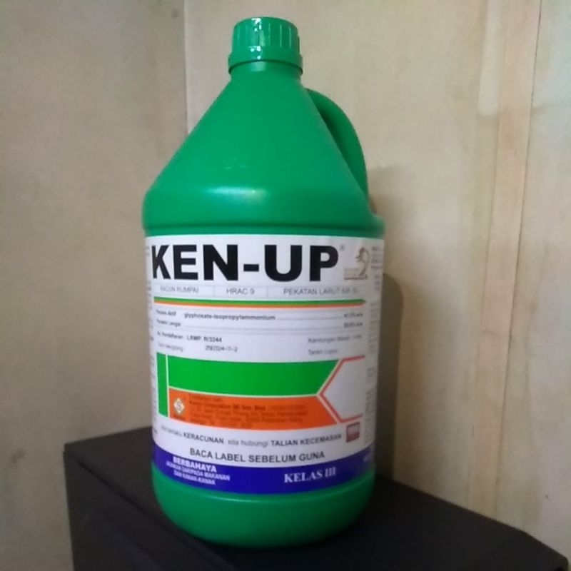KEN UP 4LITER. Glyphosate 41.0% Racun Rumput (Rumput Kerbau/Rumput Pait ...