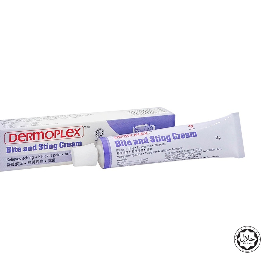 DERMOPLEX BITE AND STING CREAM ( Krim untuk melegakan kegatalan dan ...
