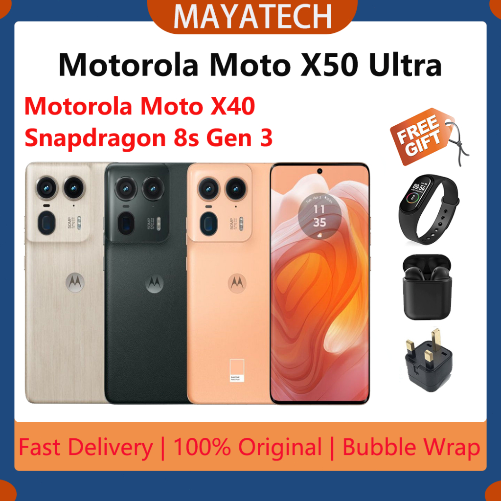 Motorola Moto X50 Ultra Snapdragon 8s Gen 3/Motorola Moto X40 Snapdragon 8Gen 2 125W Fast ...