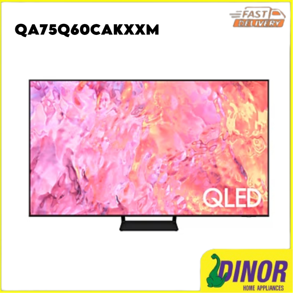 SAMSUNG Q60C 75 Inch QLED 4K Smart TV with Quantum Dot QA75Q60CAKXXM ...
