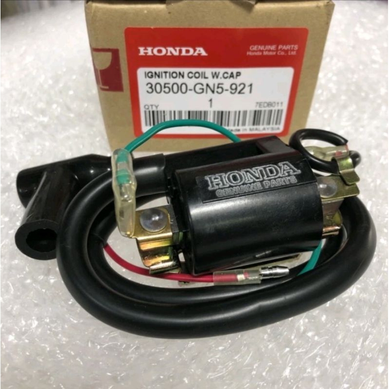 ORIGINAL HONDA EX5 DREAM PLUG COIL IGNITION COIL WITH CAP PLUG ORI 100% ...