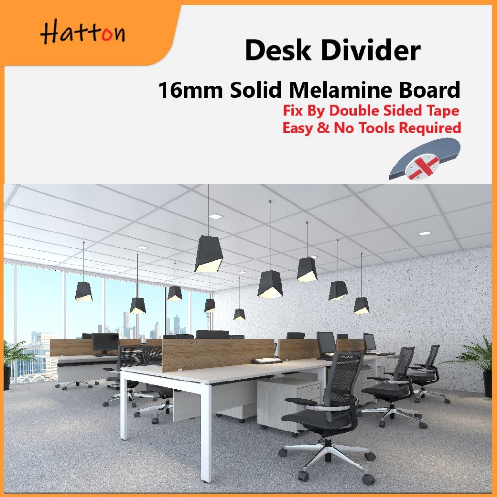 Hatton Table Partition Office Desk Divider |READY STOCK| 16mm Thick ...