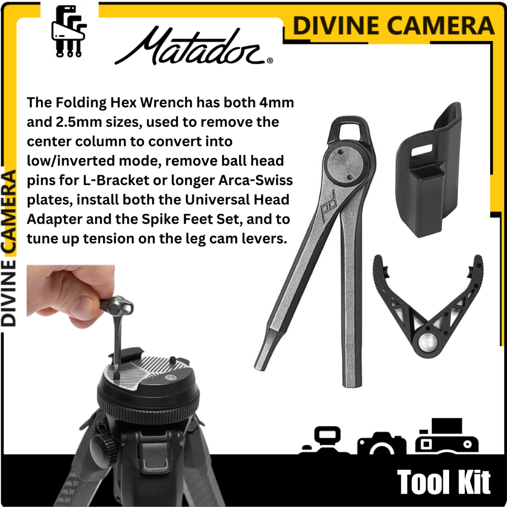 Peak Design Travel Tripod Tool Kit ( TT-HW-BT-1 ) | Shopee Malaysia