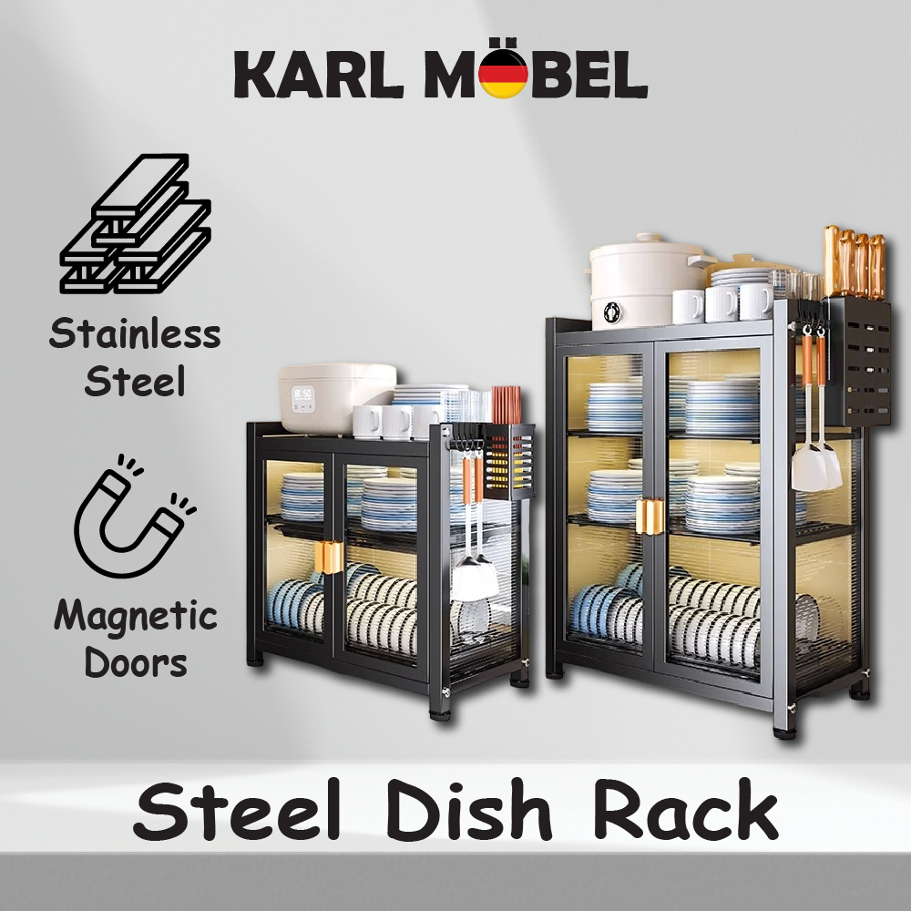 Rak Pinggan Dish Rack Rak Rempah Ratus Dapur Kitchen Cabinet ...