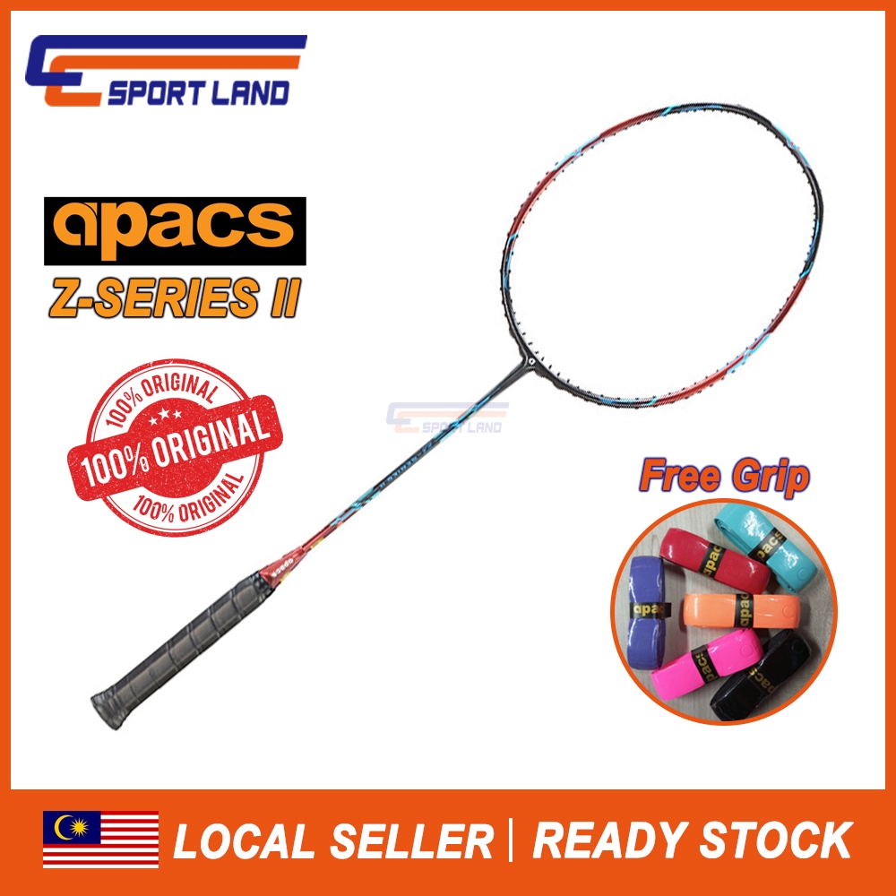 APACS RACKET Z-SERIES II Slightly Head Heavy Racquet Original | Shopee ...