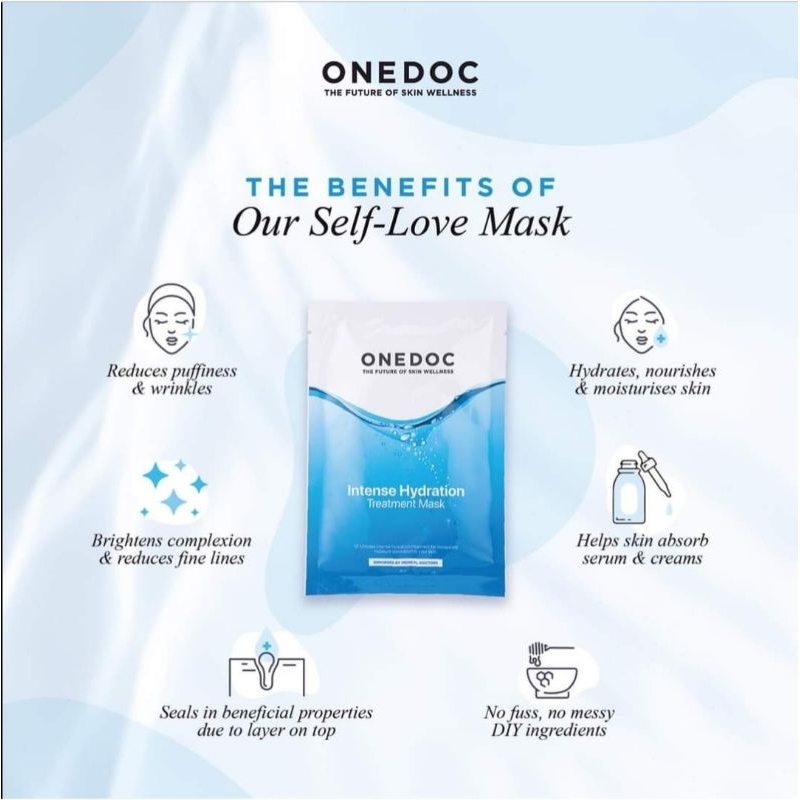 ONE DOC Intense Hydration Mask (RM15/pcs) | Shopee Malaysia