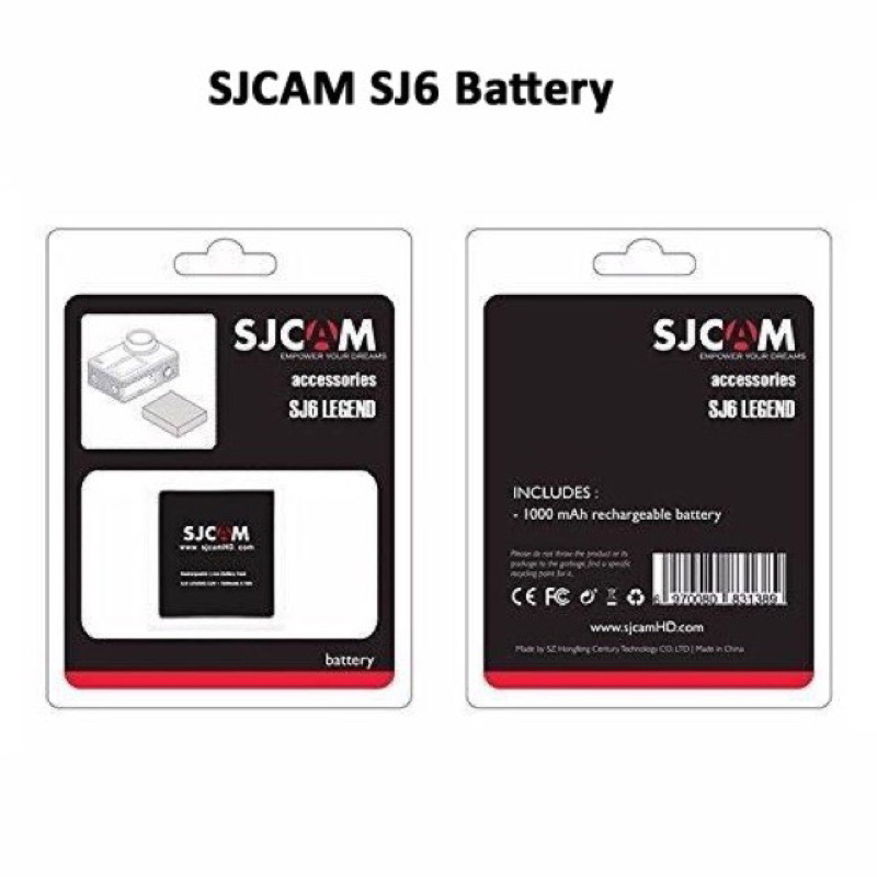 [SALES] Sjcam SJ6 Legend Rechargeable Battery | Shopee Malaysia