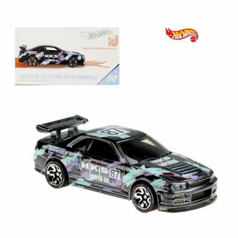 Hot Wheels Nissan Skyline GT-R R34 id HKS BNR34 in box | Shopee Malaysia