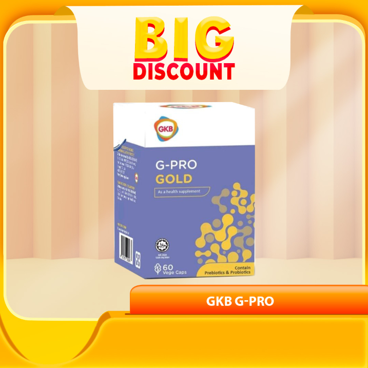 [DISCOUNT PHARMACY] GKB G-Pro Gold – Gut Health Supplement 60'S ...