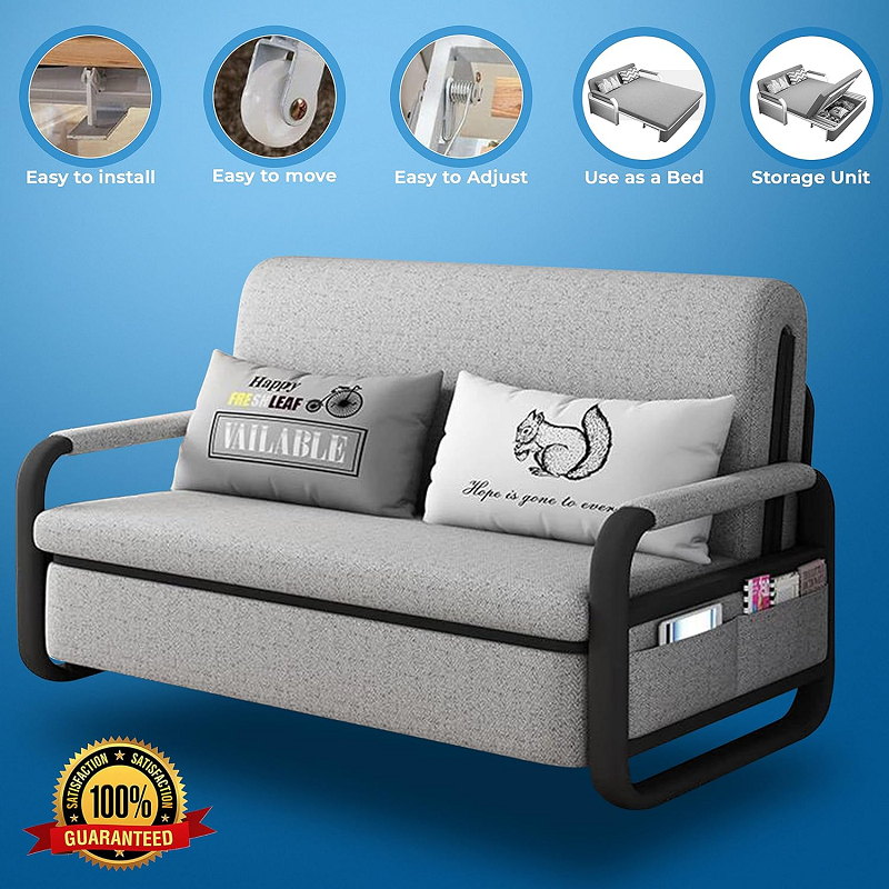READY STOCK🔥Premium Sofa Bed Modern Fabric Practical Multifunction Sofa ...
