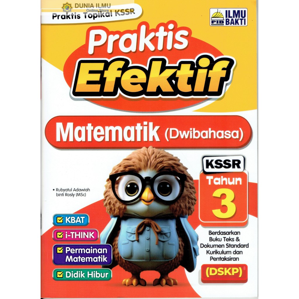 Praktis Efektif Tahun 3 Matematik KSSR DWIBAHASA | Shopee Malaysia