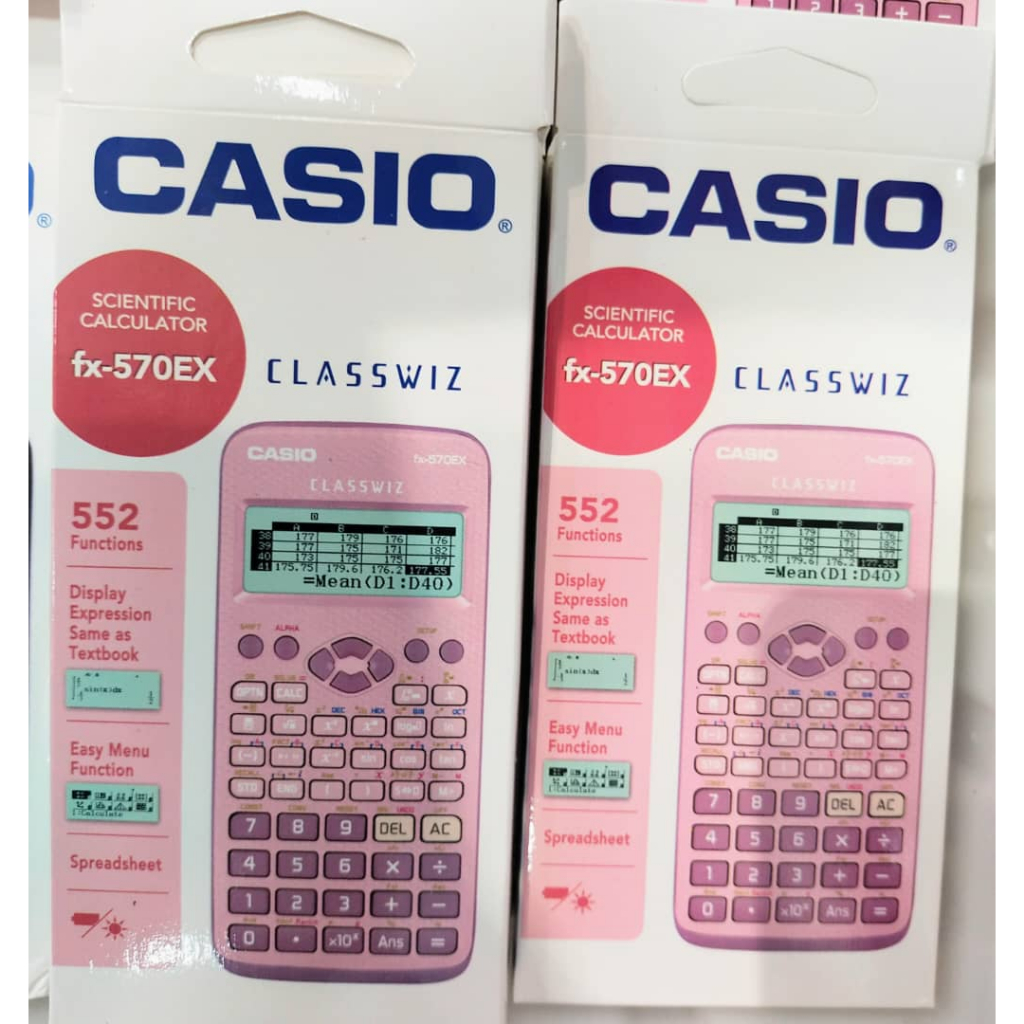 Scinentific Calculator Casio fx-570Ex Classwiz Calculator 552 Functions ...