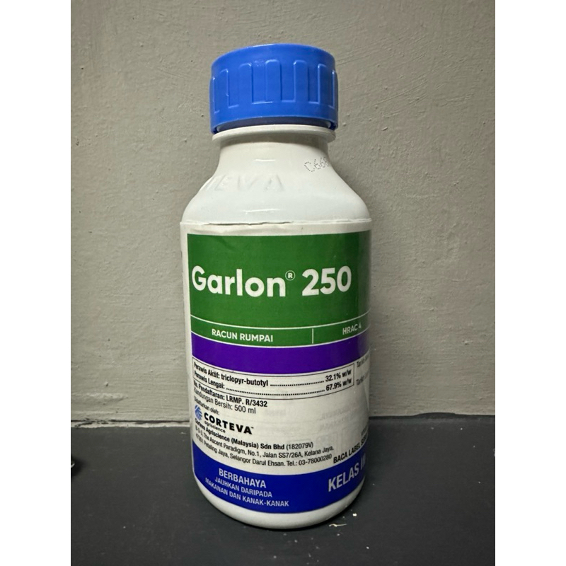 500ml Original Garlon triclopyr-butotyl 32.1% Racun pokok kayu ...