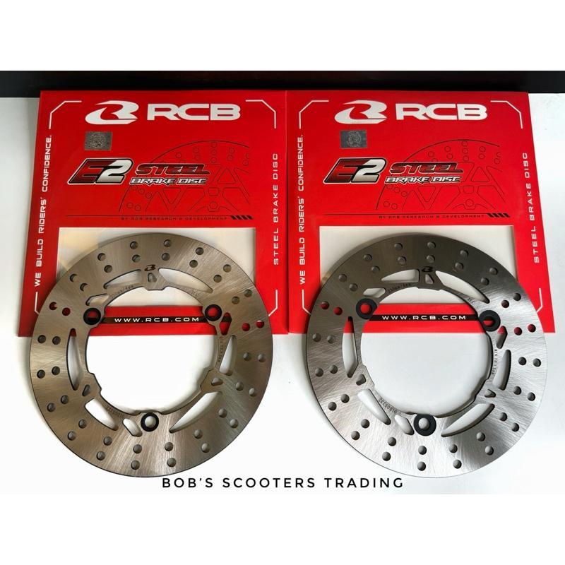 [ 230MM ] RCB E2 SERIES BRAKE DISC FRONT & REAR NMAX155 & NMAX V1/V2 ...