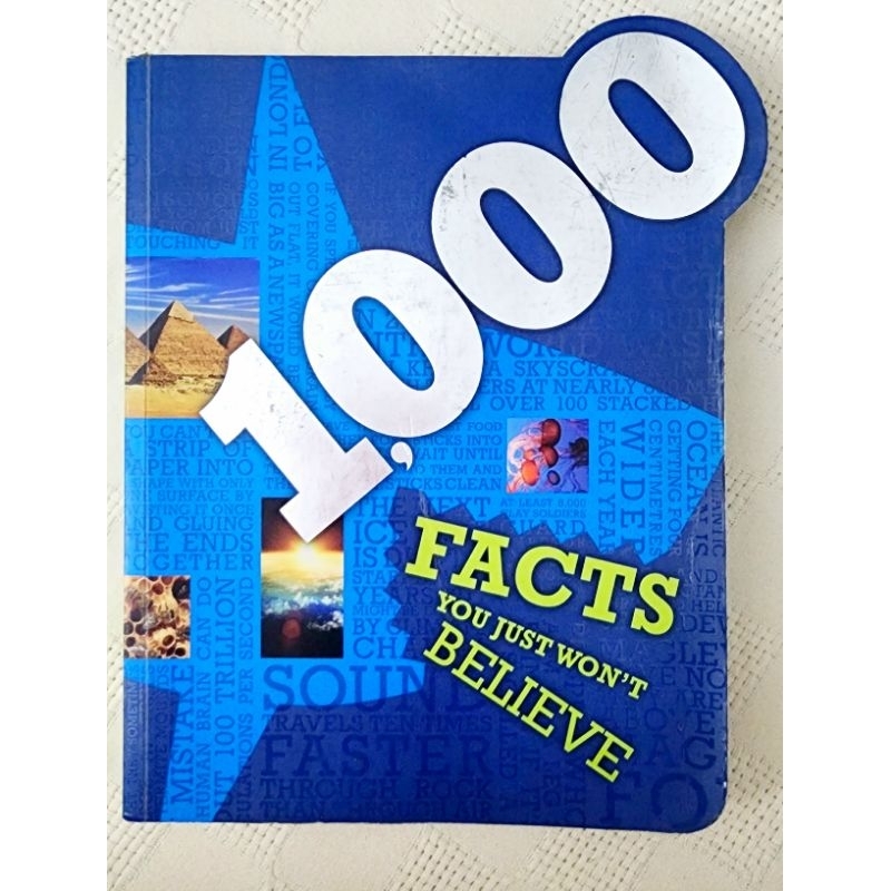 MBH | 1,000 FACTS YOU JUST WON'T BELIEVE published by Parragon ...