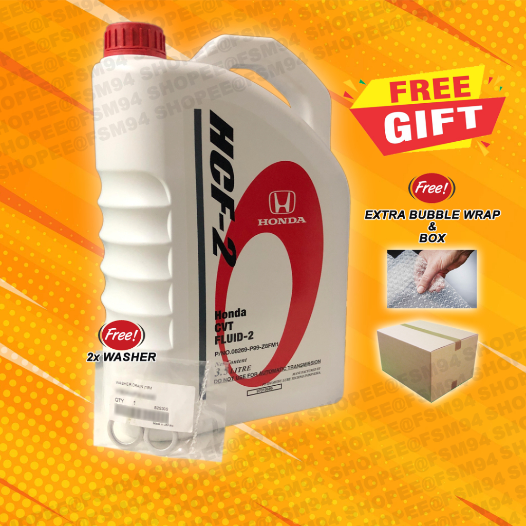 ORIGINAL Honda CVT HCF-2 (3.5L) Minyak Gearbox TRANSMISSION OIL CVT | Shopee Malaysia