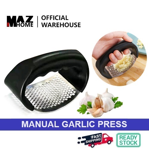 Creative New Ring Stainless Steel Garlic Pounder Press 不锈钢捣蒜器 | Shopee ...