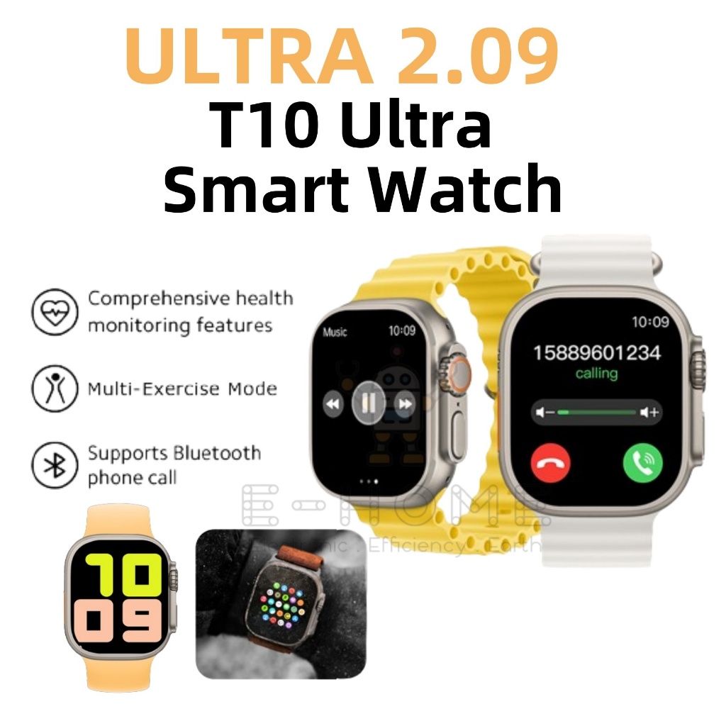 Smartwatch T10Ultra Series GPS Smart Sport Watch Wireless Waterproof multiple sports modes blood ...