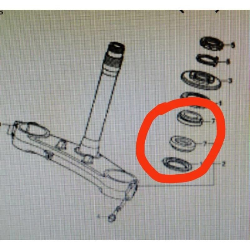 Honda CBR1000RR Fireblade 2008 - 2019 steering cone bearing set ...