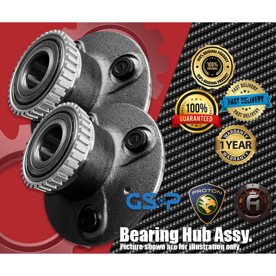 PROTON | GSP REAR WHEEL BEARING HUB ASSEMBLY | GENUINE | 1 YEAR ...