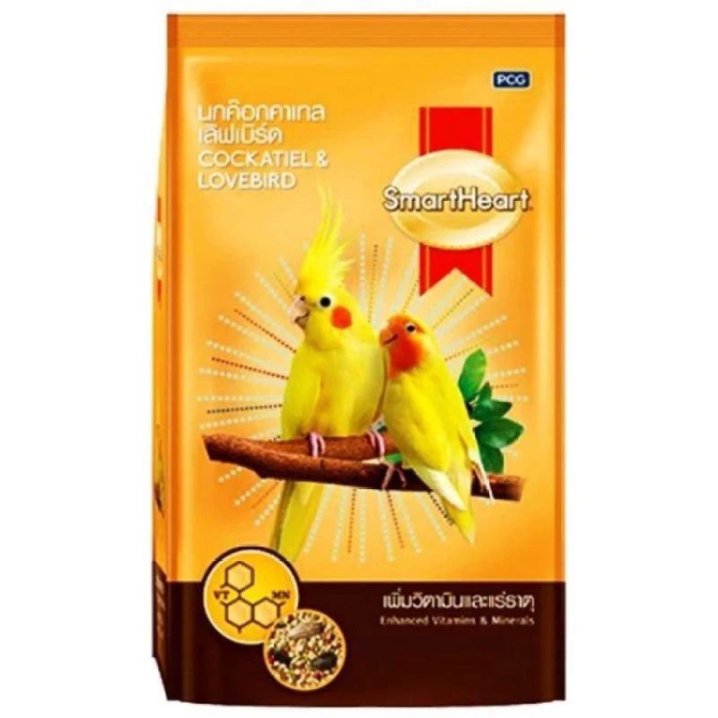 Smart Heart Cockatiel & Lovebird Bird Feed Food(Original Pack 1kg ...