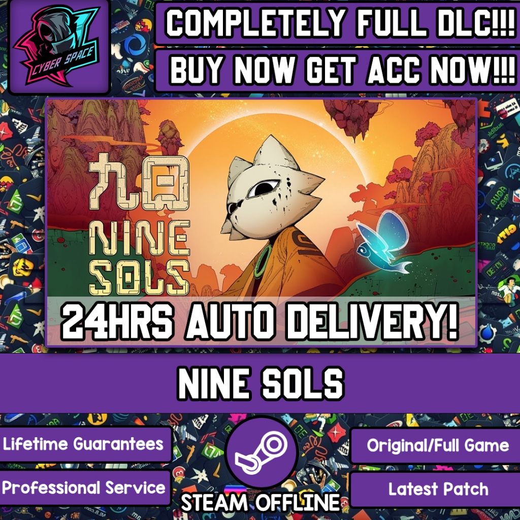 Nine Sols [Auto Delivery] [Steam Offline] [Full DLC] Cyber Space PC ...