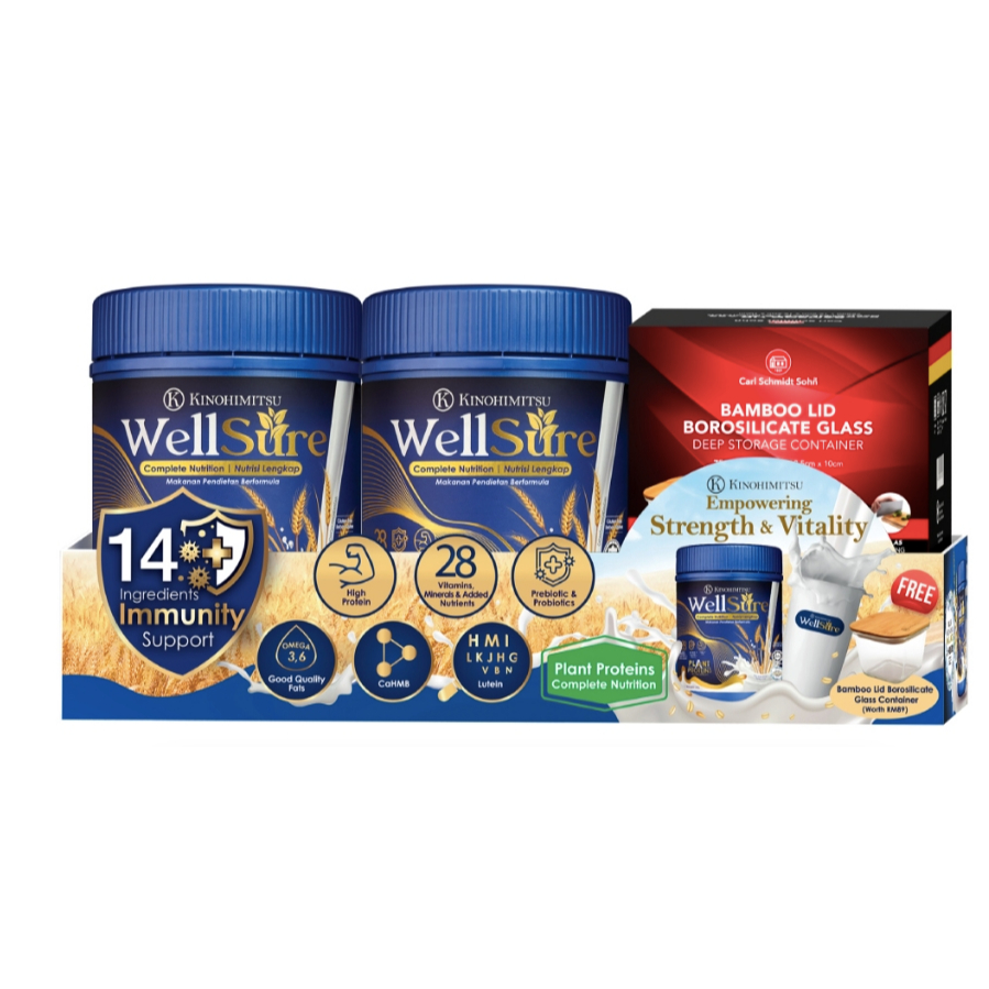 🔥Offer, Last stock🔥 Kinohimitsu Wellsure Canister (850g x 2 Container ...