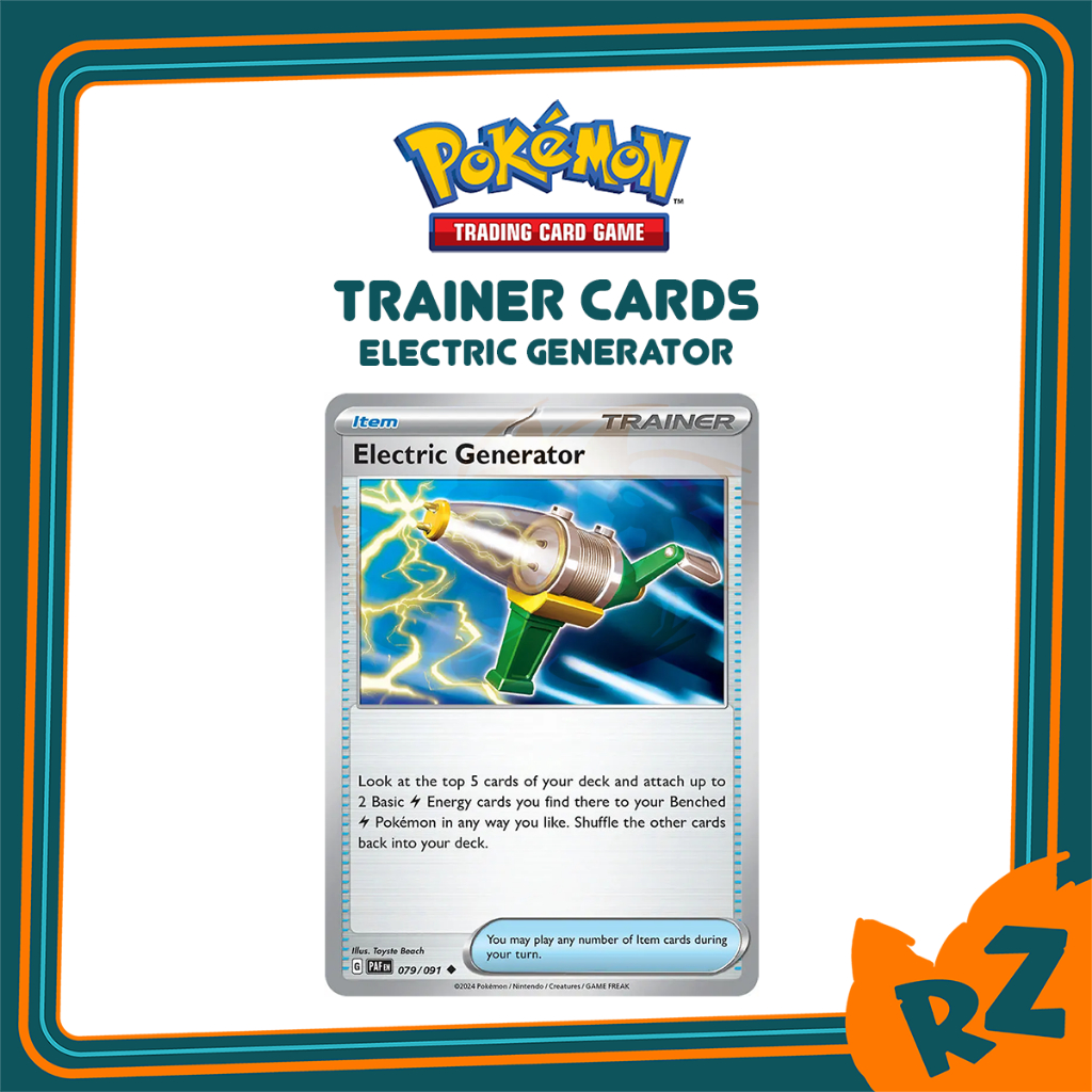 [Original] Pokemon TCG Card Electric Generator Item Trainer Singles ...