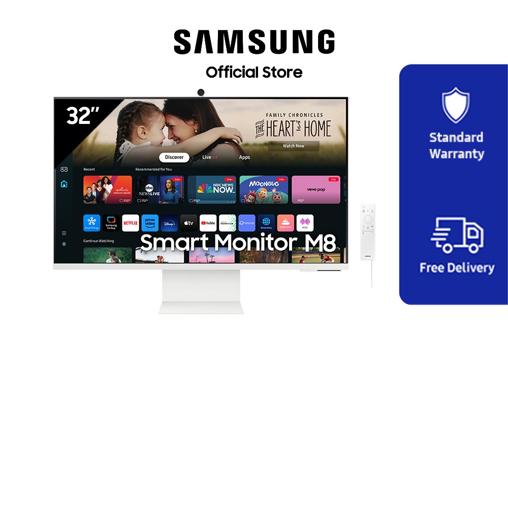 Samsung 32" M8 UHD Smart Monitor | AI upscaling | PC Experience with ...