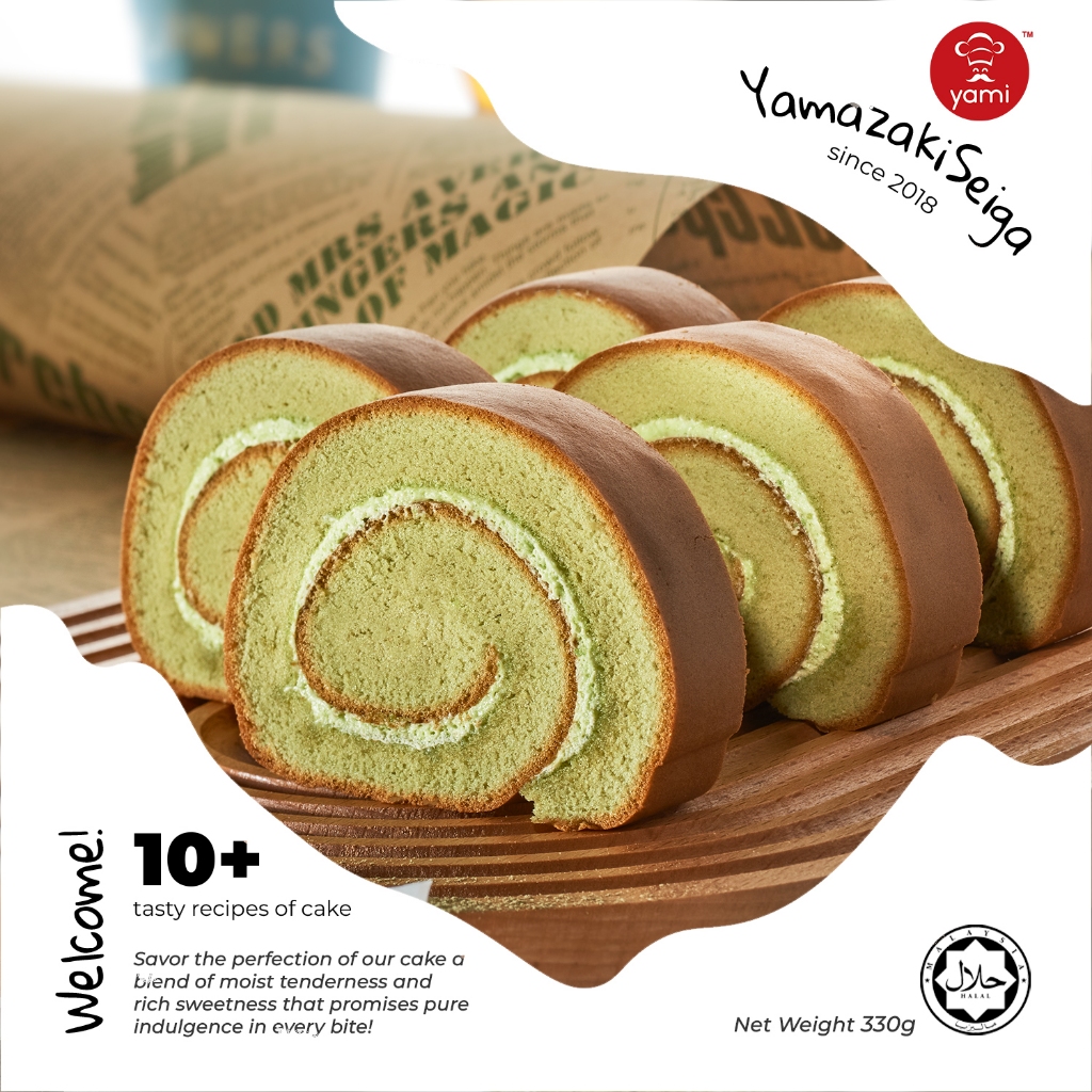 Yami Swiss Roll Chocolate/Coffee/Marble/Pandan/Matcha/Original Flavors ...