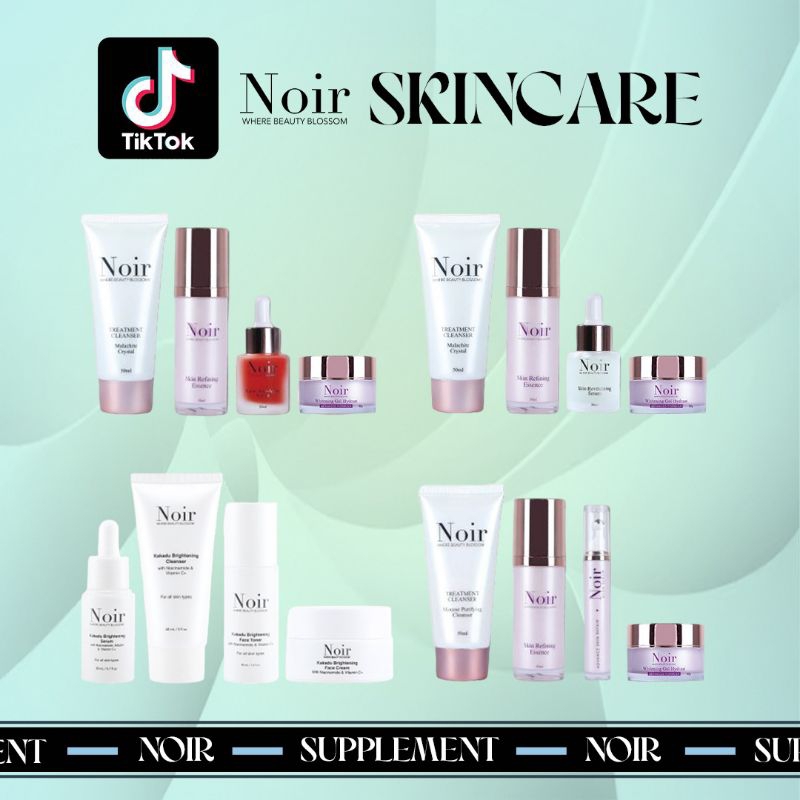 NOIR SKINCARE SET | SET JERAGAT | SET JERAWAT | SET MENCERAH | SET ...