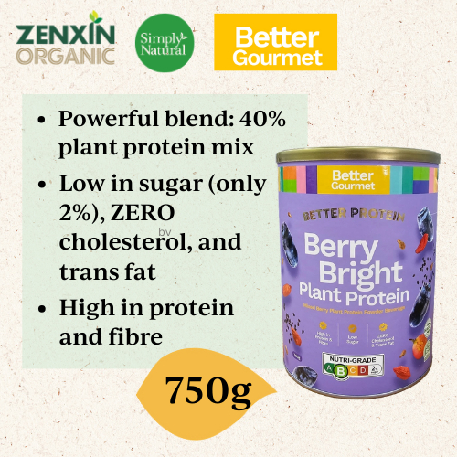 Better Gourmet Berry Bright Plant Protein 750g | Shopee Malaysia