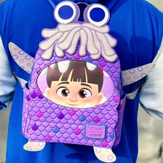 Exclusive Loungefly Disney Pixar Monsters Inc Boo Cosplay Mini Backpack ...