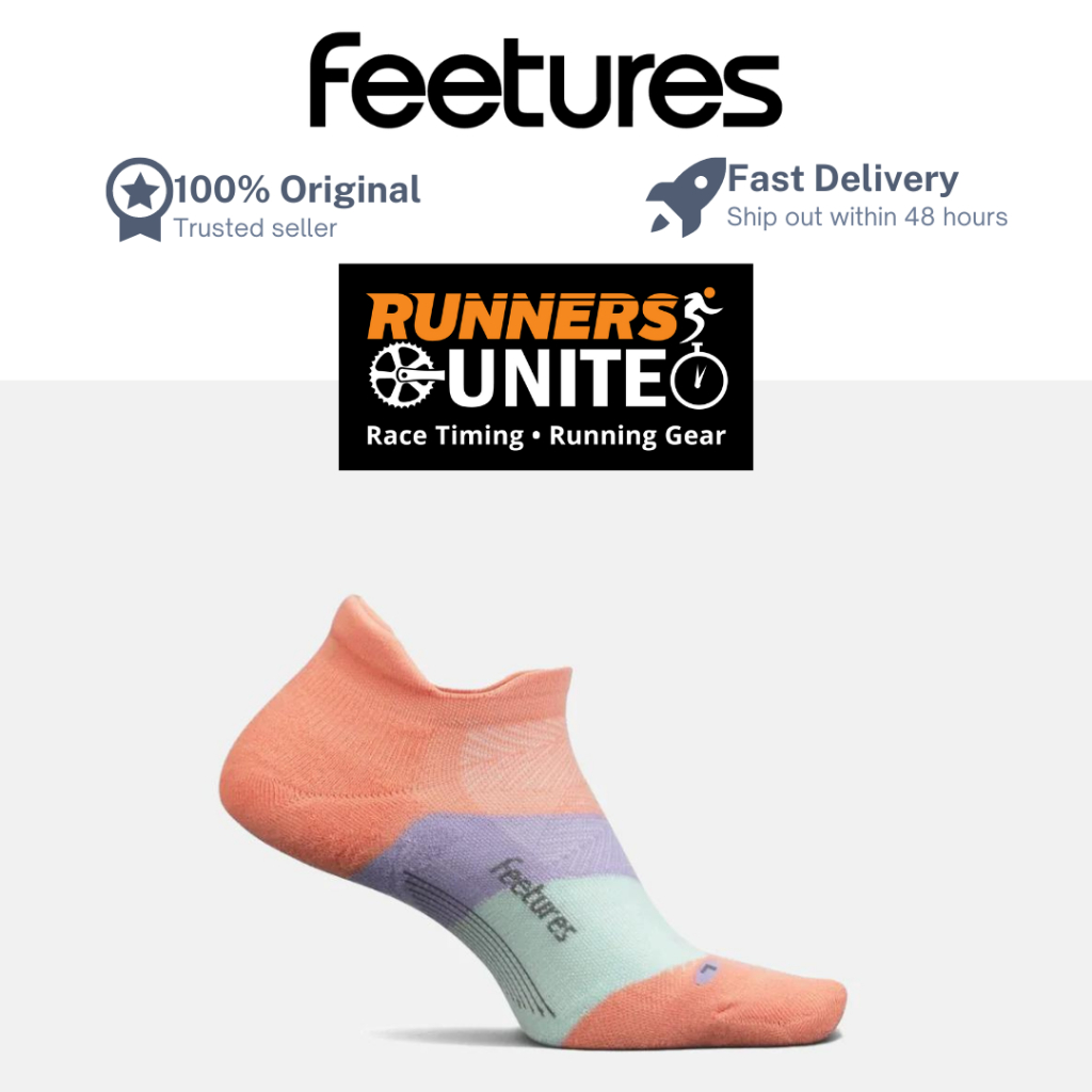 Feetures Elite Light Cushion (Thick) No Show Tab Running Socks(#1 ...