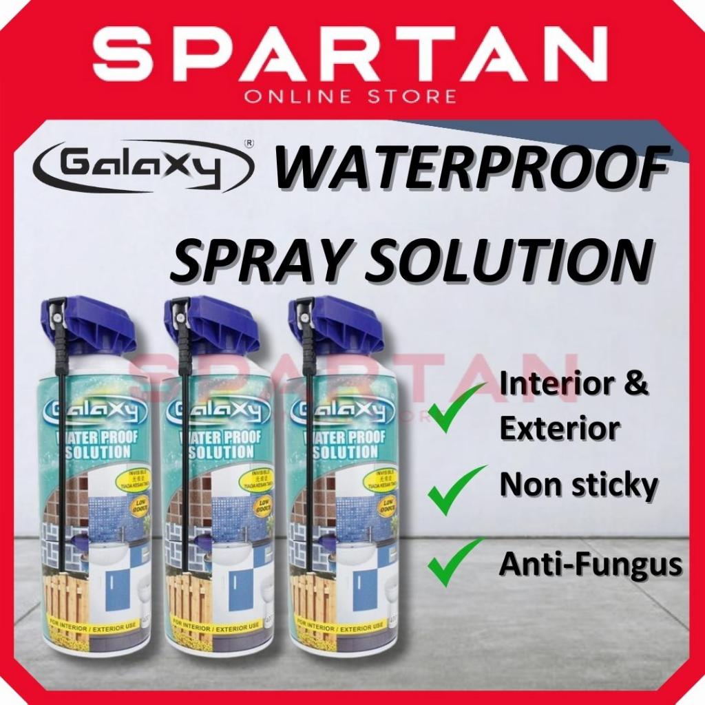 GALAXY Interior Exterior Waterproof Spray Solution Toilet Pipe Leak Water Leak Solution 400ml ...